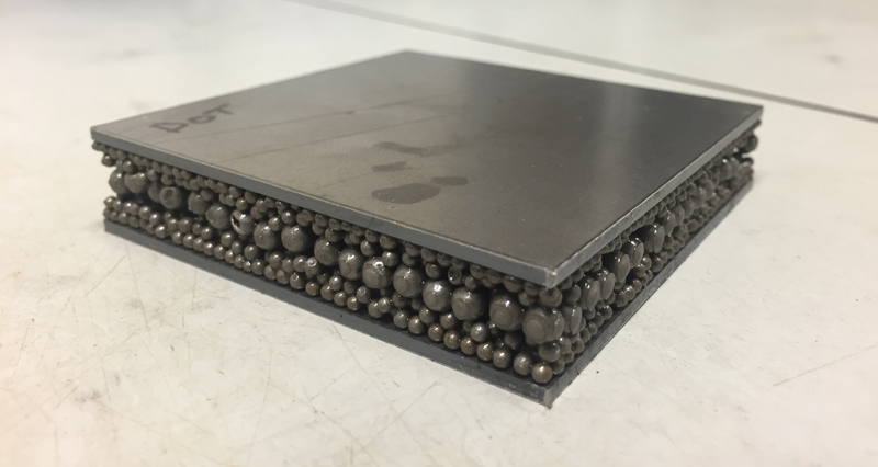 Multifunctional steel foam composites for energy structures