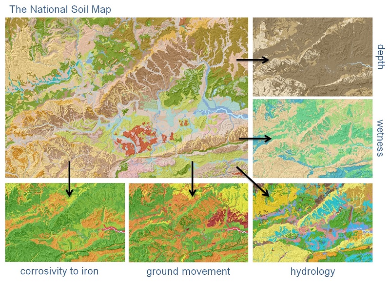 Mapping and understanding soil types across England and Wales