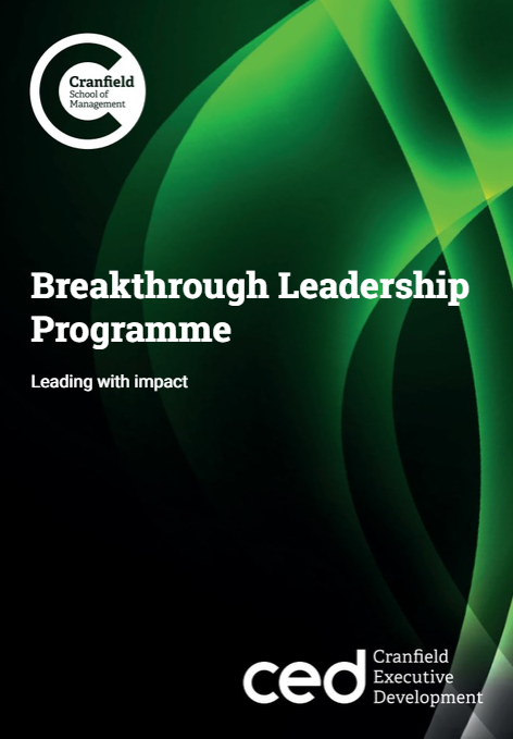 Breakthrough Leadership Programme